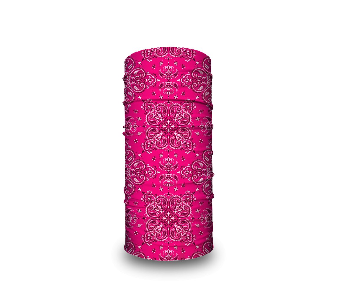 Paisley Pink | Neck Gaiter - B-Driven Sports
